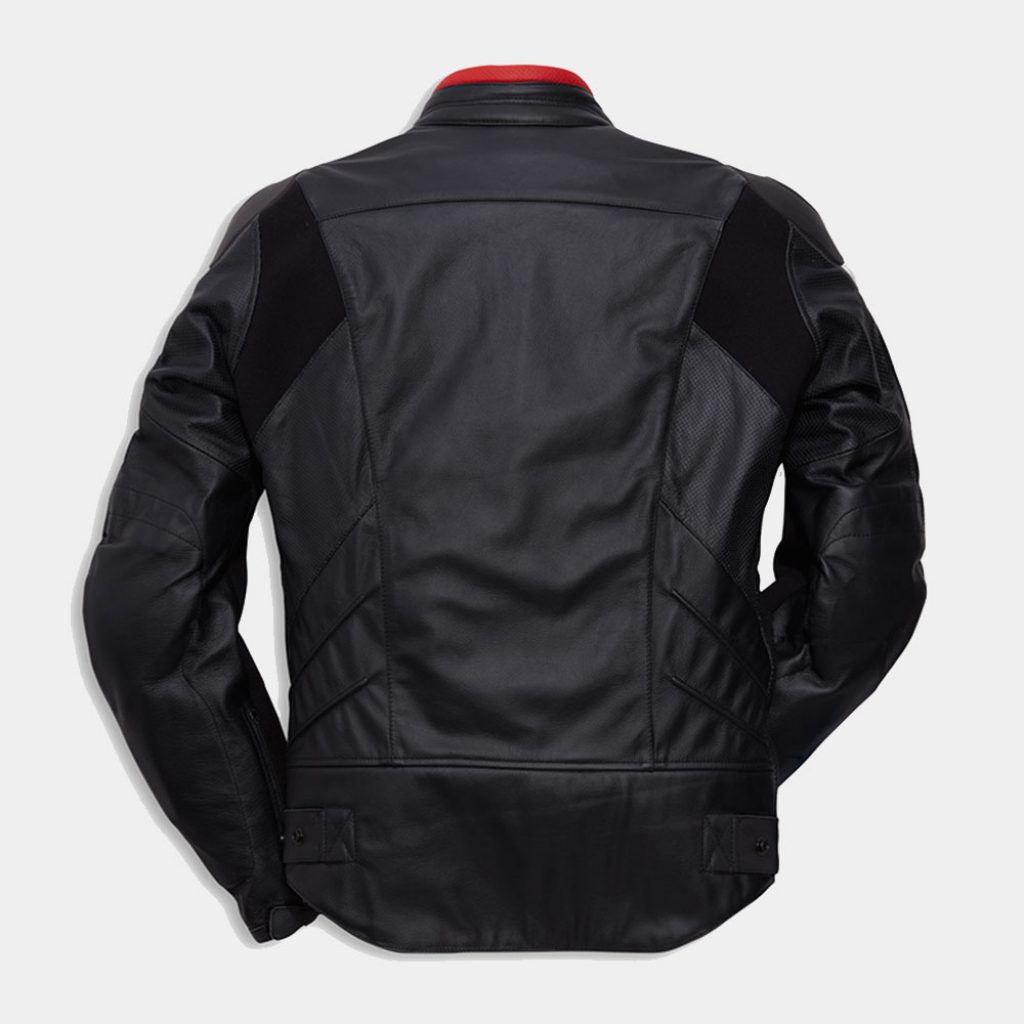 Dark Armour Men's Motorcycle Leather Jacket-Ducati Replica