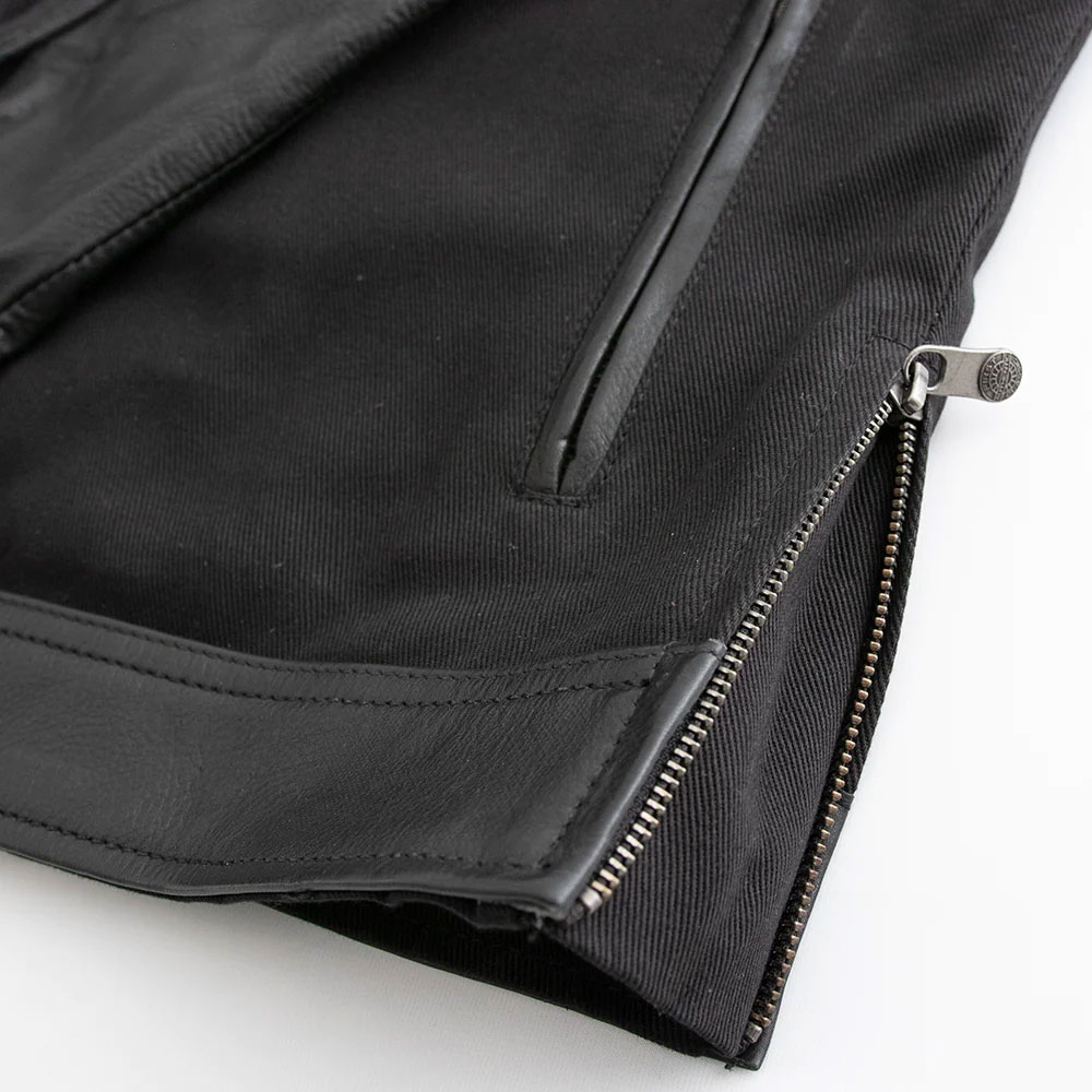 Daredevil Men's Motorcycle Twill Leather Jacket - Edgy Style and ...