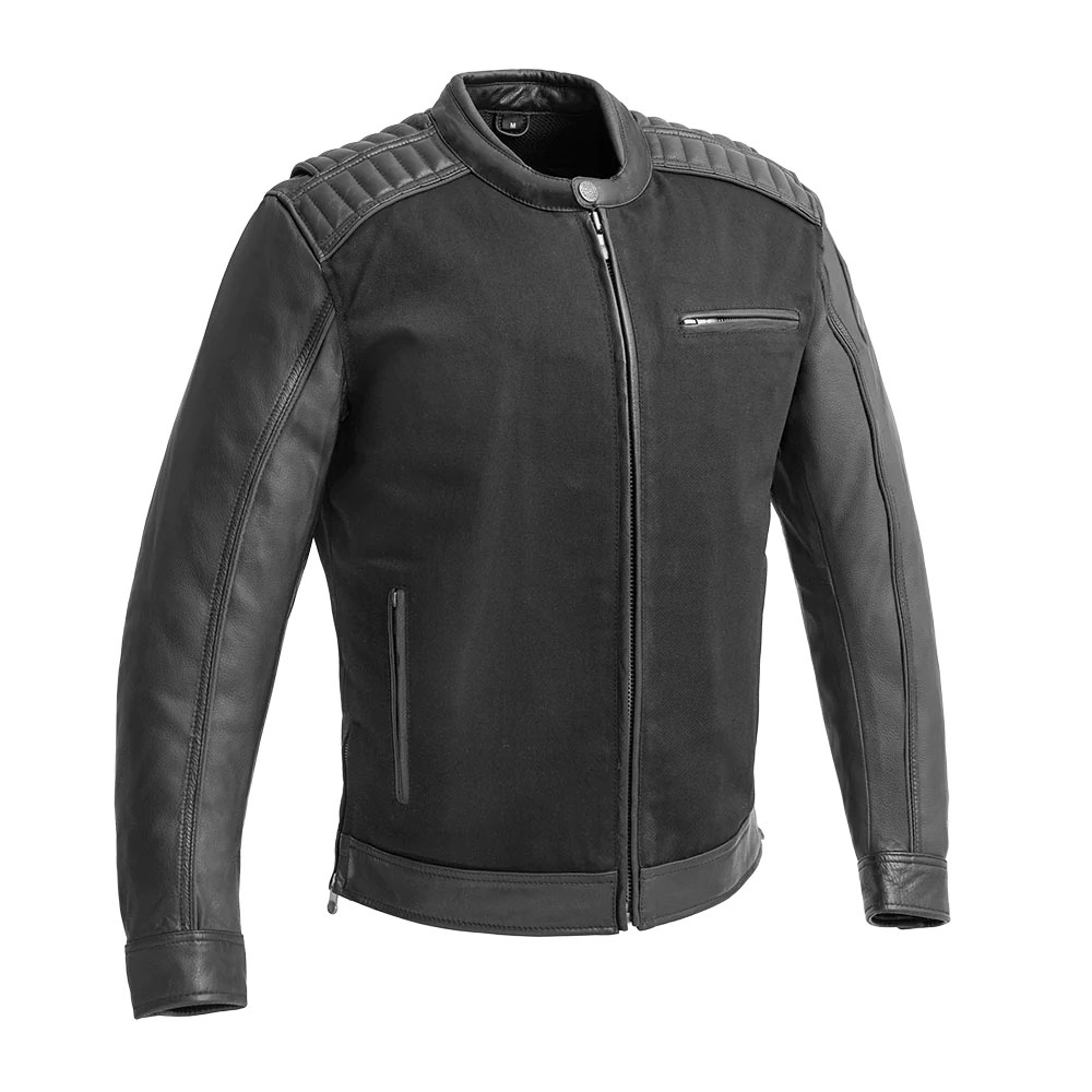 Daredevil Men's Motorcycle Twill Leather Jacket - Edgy Style and ...