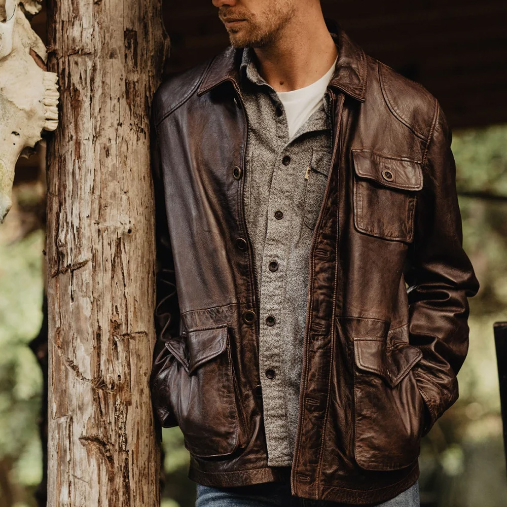 Classic Sheridan Leather Barn Jacket Style for Modern Explorers
